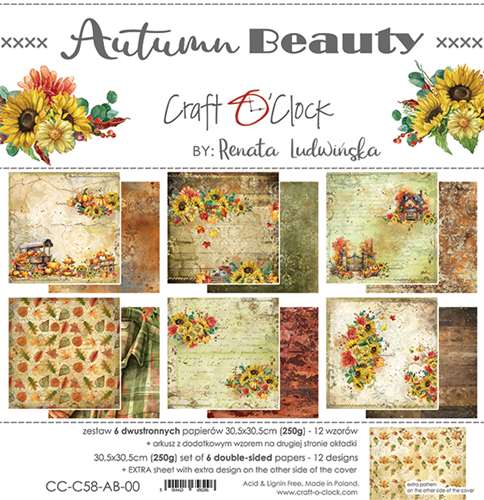 Craft O'Clock Paper Pack 12x12 Autumn Beauty – CT Scrapbooks