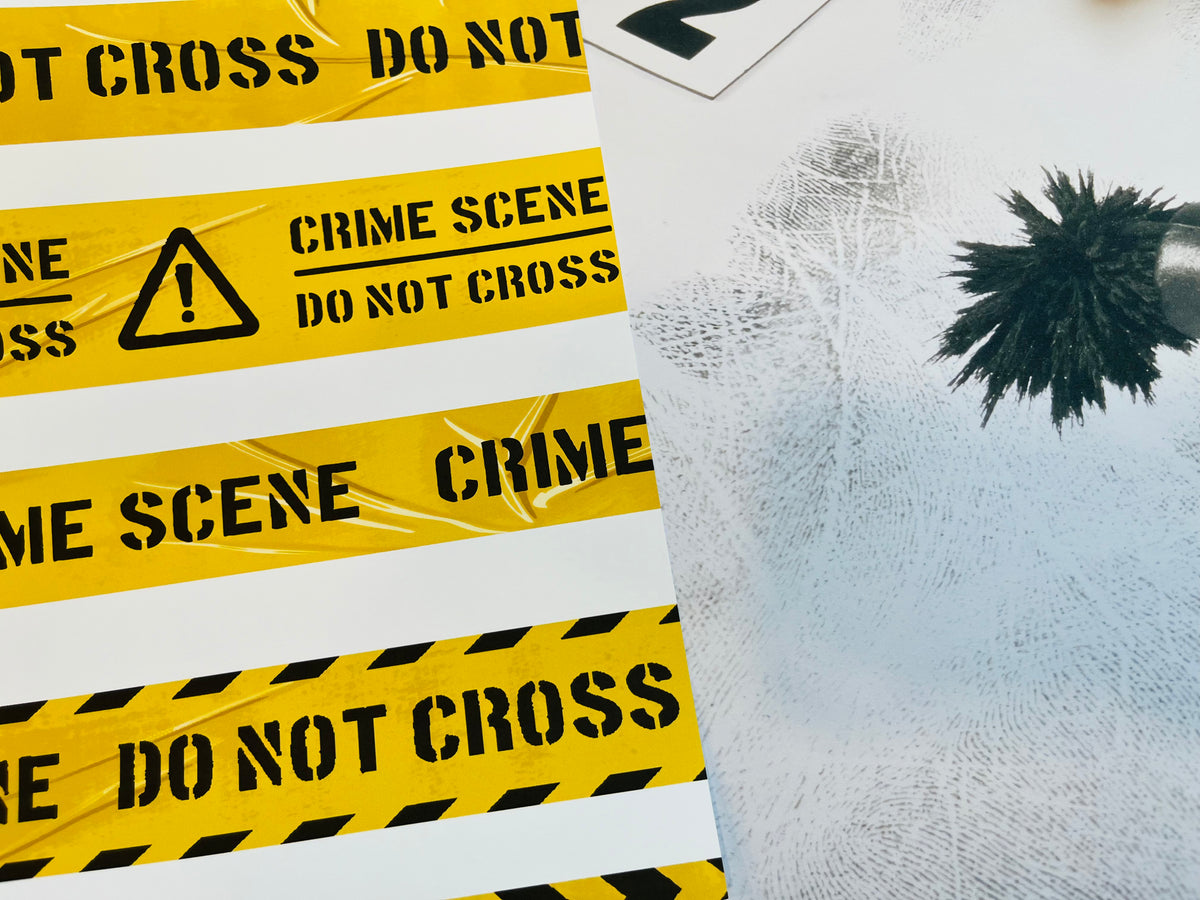 Printed Paper Custom Pack Police Crime Scene – CT Scrapbooks