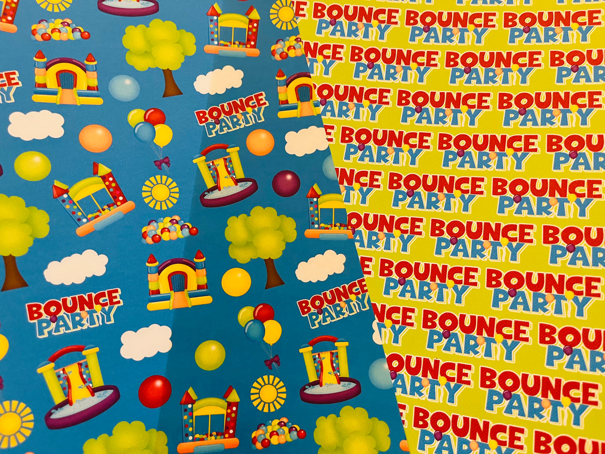 Printed Paper Custom Pack Bounce House Party 2 – CT Scrapbooks
