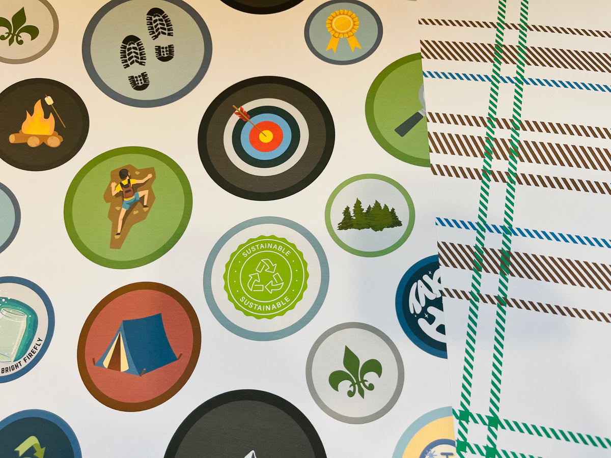 Printed Paper Custom Pack Boy Scout Badges – CT Scrapbooks