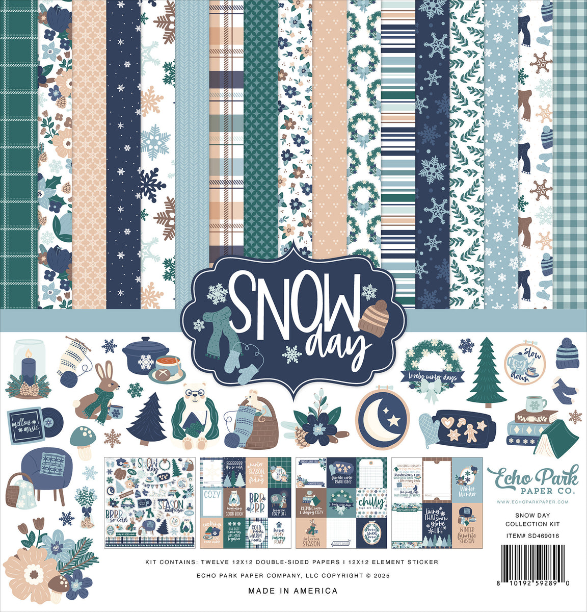 Echo Park Winter Snow Day Paper Pack – CT Scrapbooks